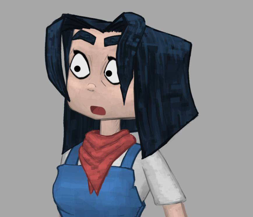 ArtStation - Mechanic Lady animation