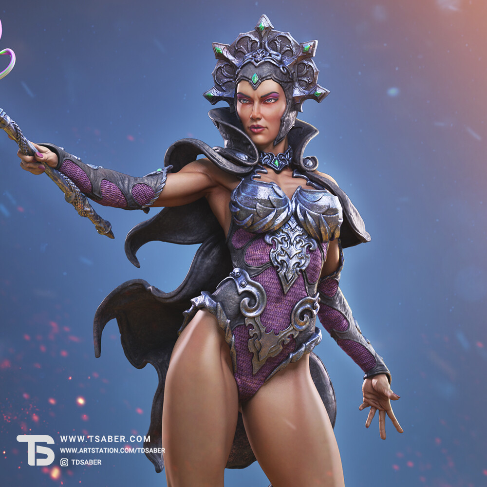 ArtStation - Evil-Lyn Statue