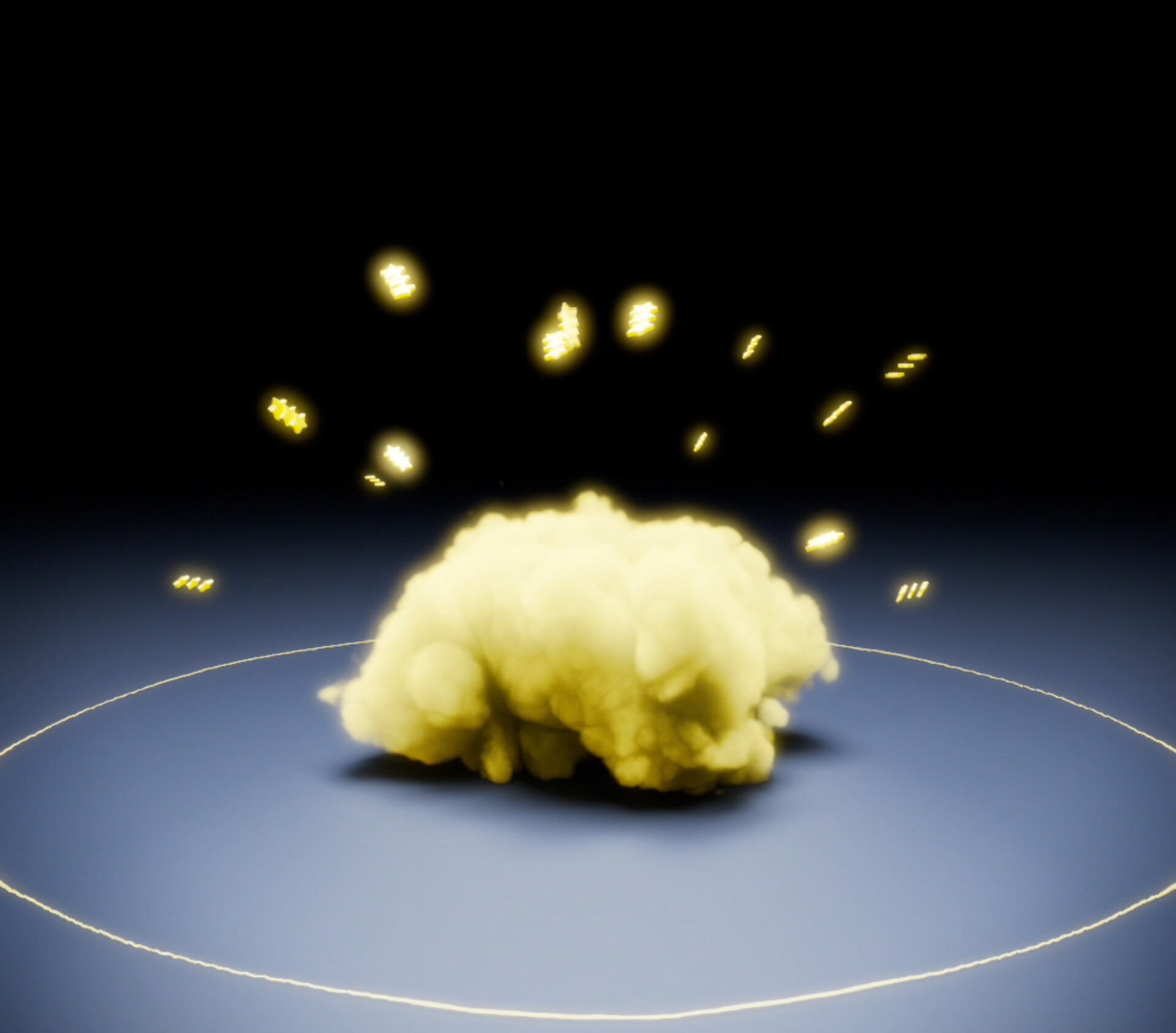 ArtStation - Puff explosion