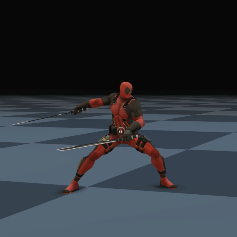 ArtStation - Deadpool attack moves