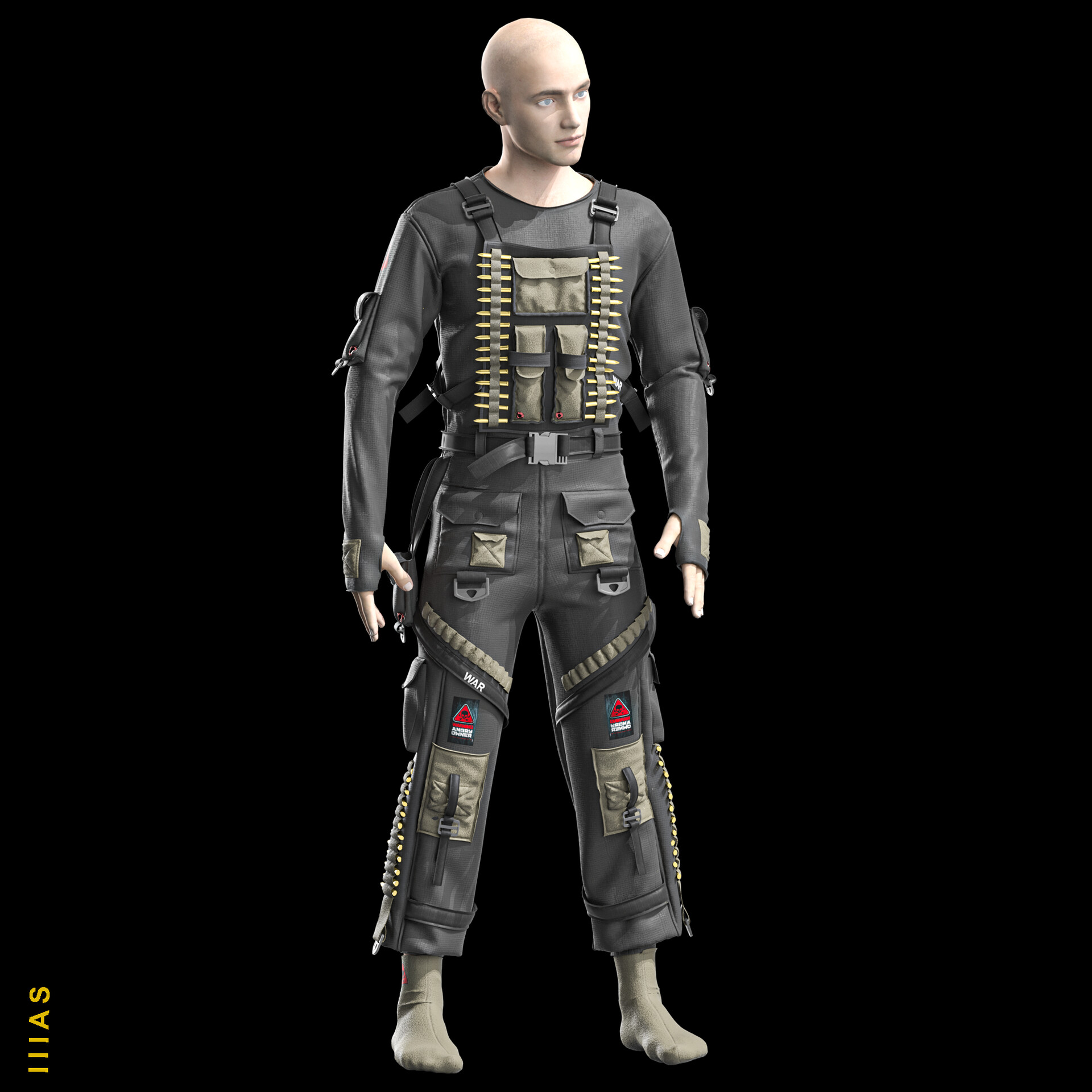 ArtStation - TACTICAL OUTFIT VOL1 (CLO3D AND MARVELOUS DESIGNER) ZPRJ ...