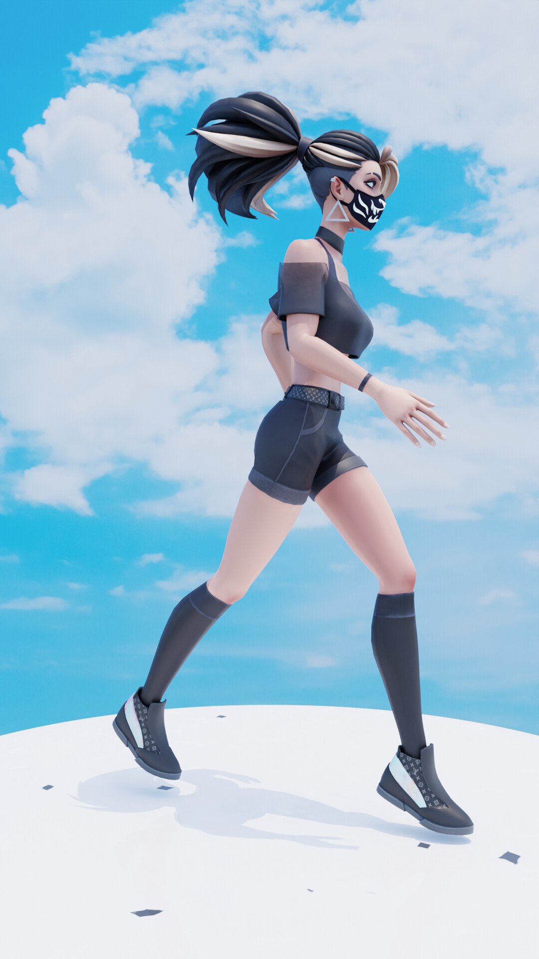 ArtStation - walk cycle Animation In Blender