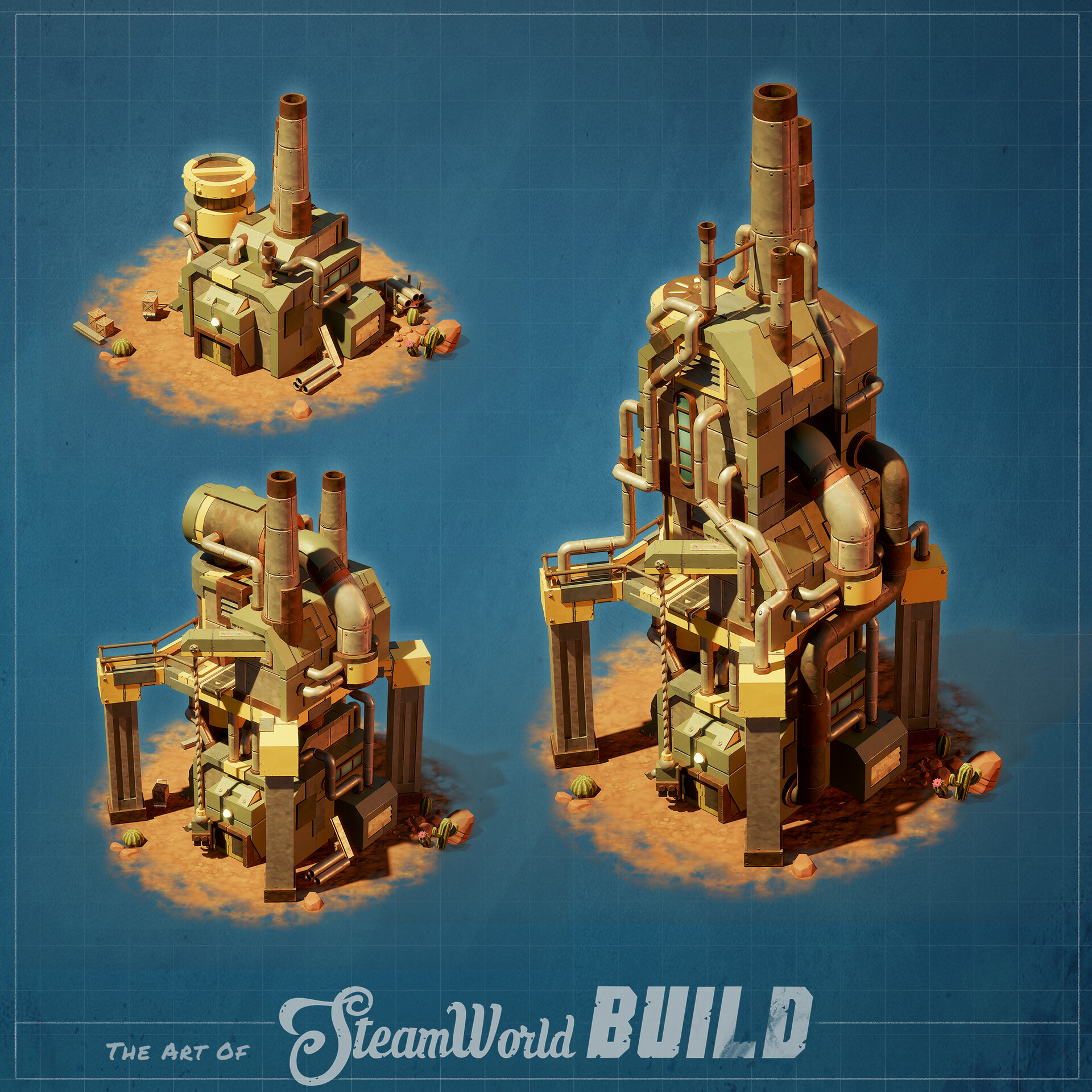 ArtStation - SteamWorld Build - Mech Centre