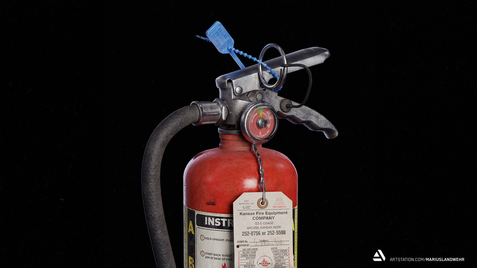 ArtStation - Fire Extinguisher