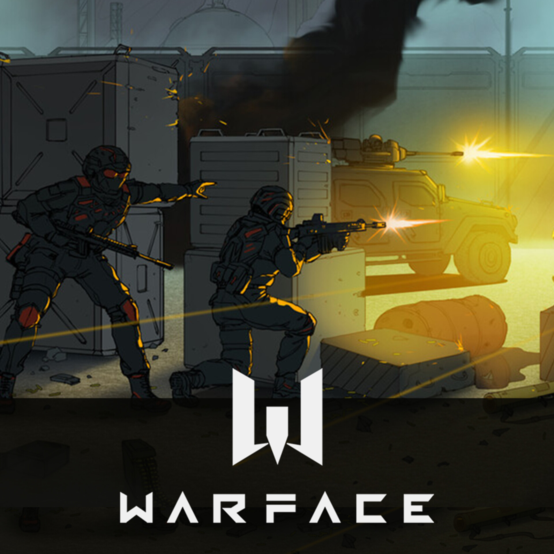 ArtStation - Warface. 2D illustrations and preparation for animation
