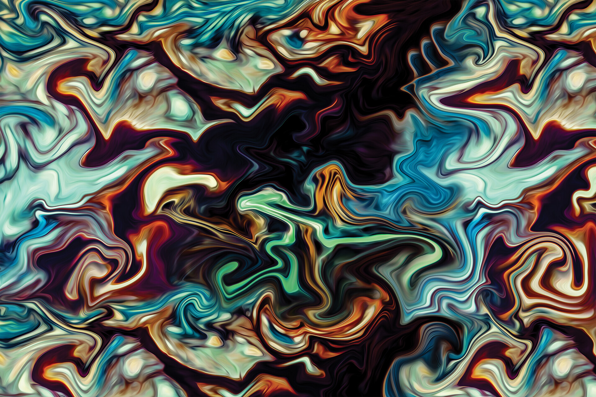 ArtStation - Enlightenment | Digital Fluid Abstract Art