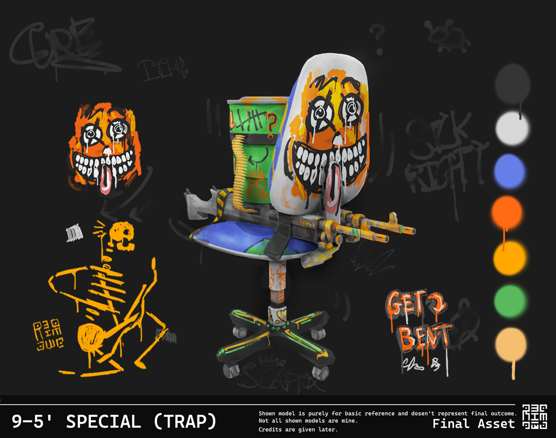 ArtStation - 9-5' Special (Turret) - Trap Concept