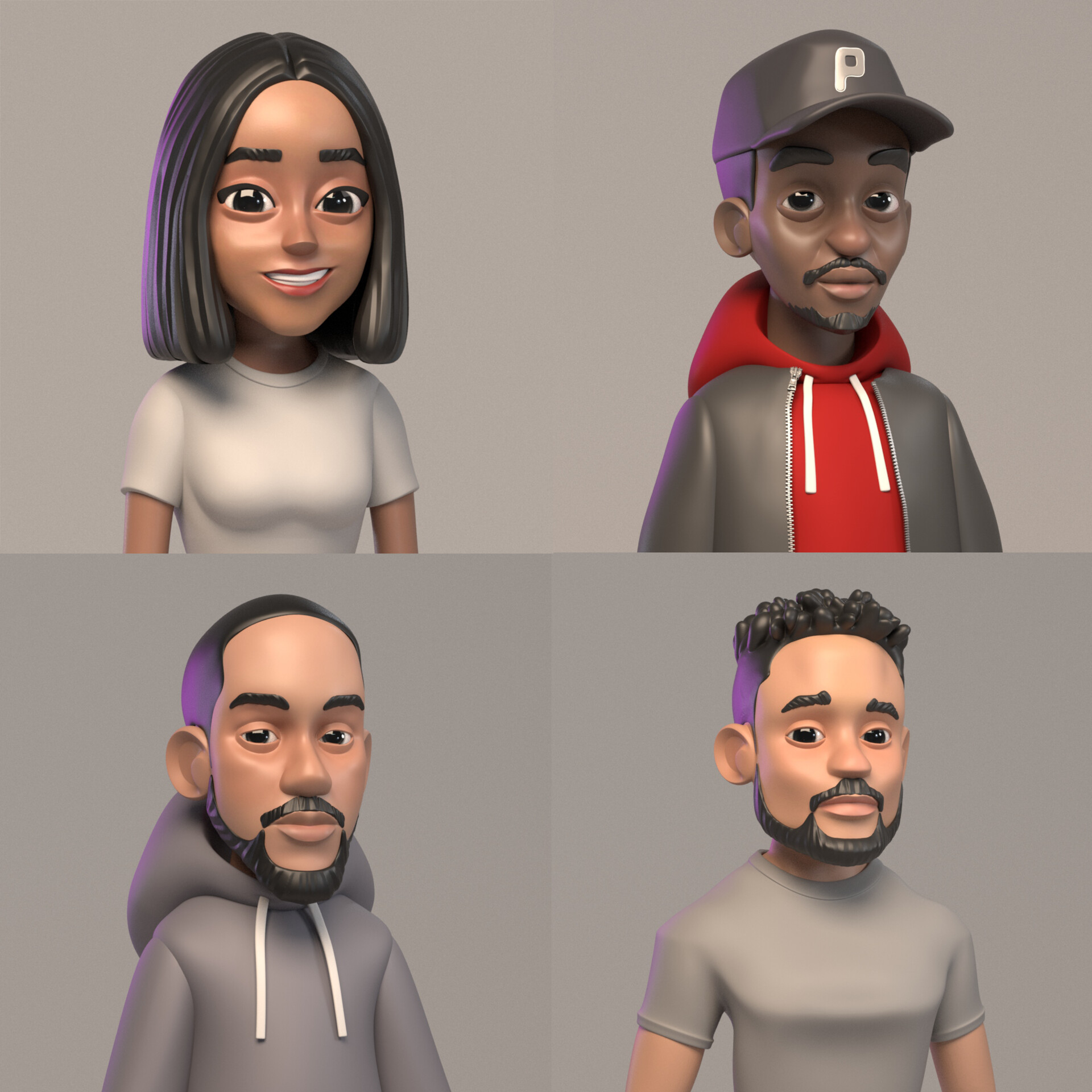 ArtStation - 3d Portrait (Omen Studio Staff)