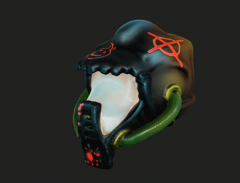 ArtStation - Kodon VR: Combat Helmet