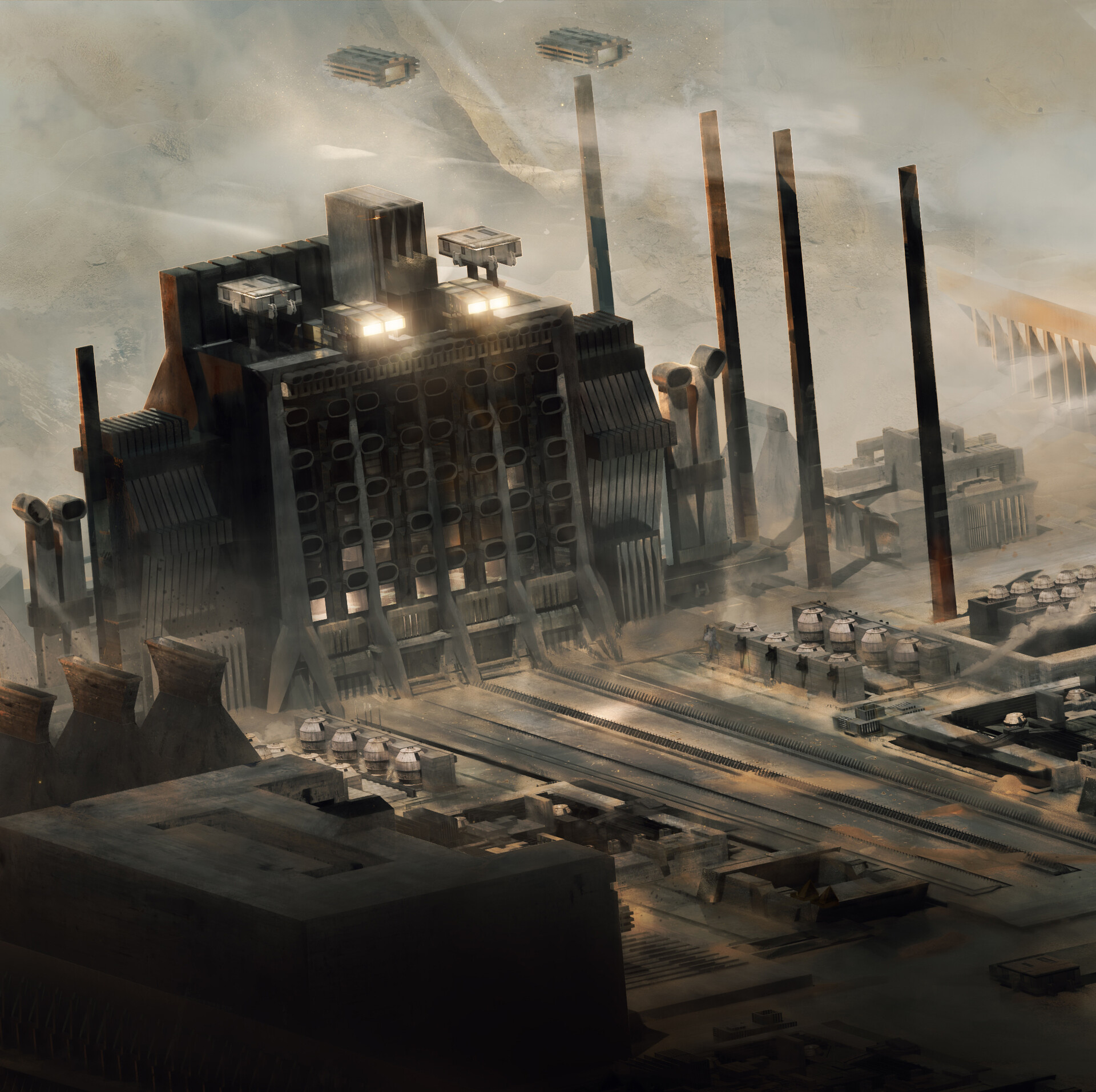 ArtStation - Desert Factory