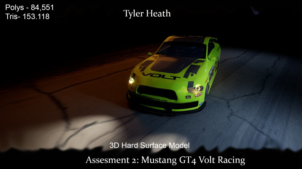 ArtStation - Volt Mustang GT4 Fan made