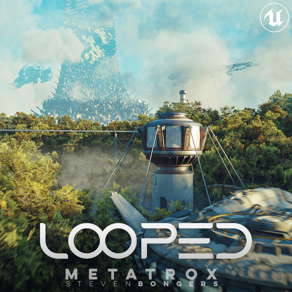 ArtStation - Looped - Halo Inspired Cinematic Scene