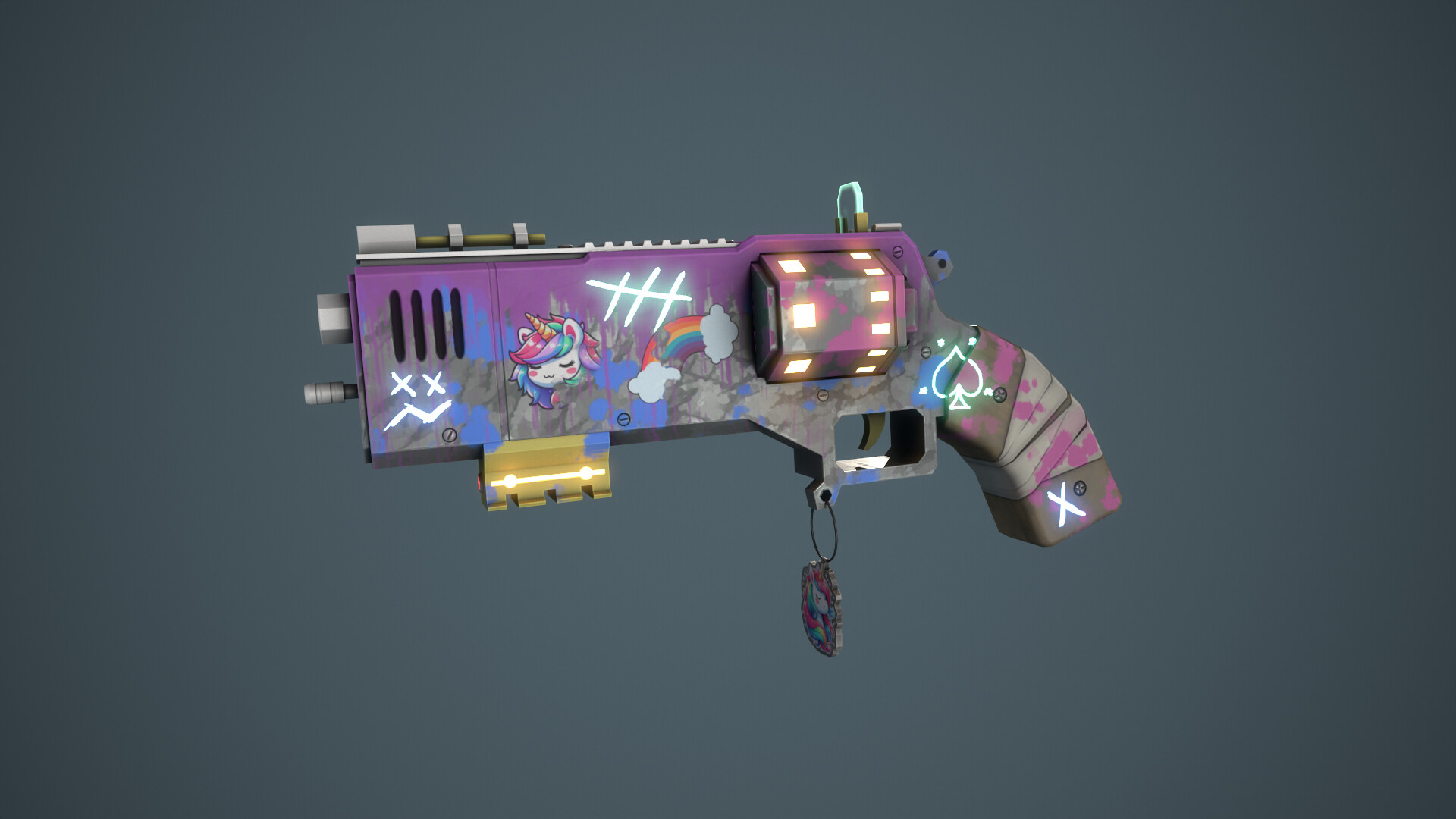 ArtStation - Stylized Hand Cannon