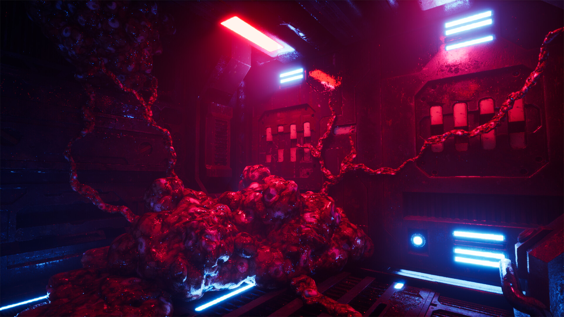 ArtStation - Infested Sci-Fi Spaceship Hallway