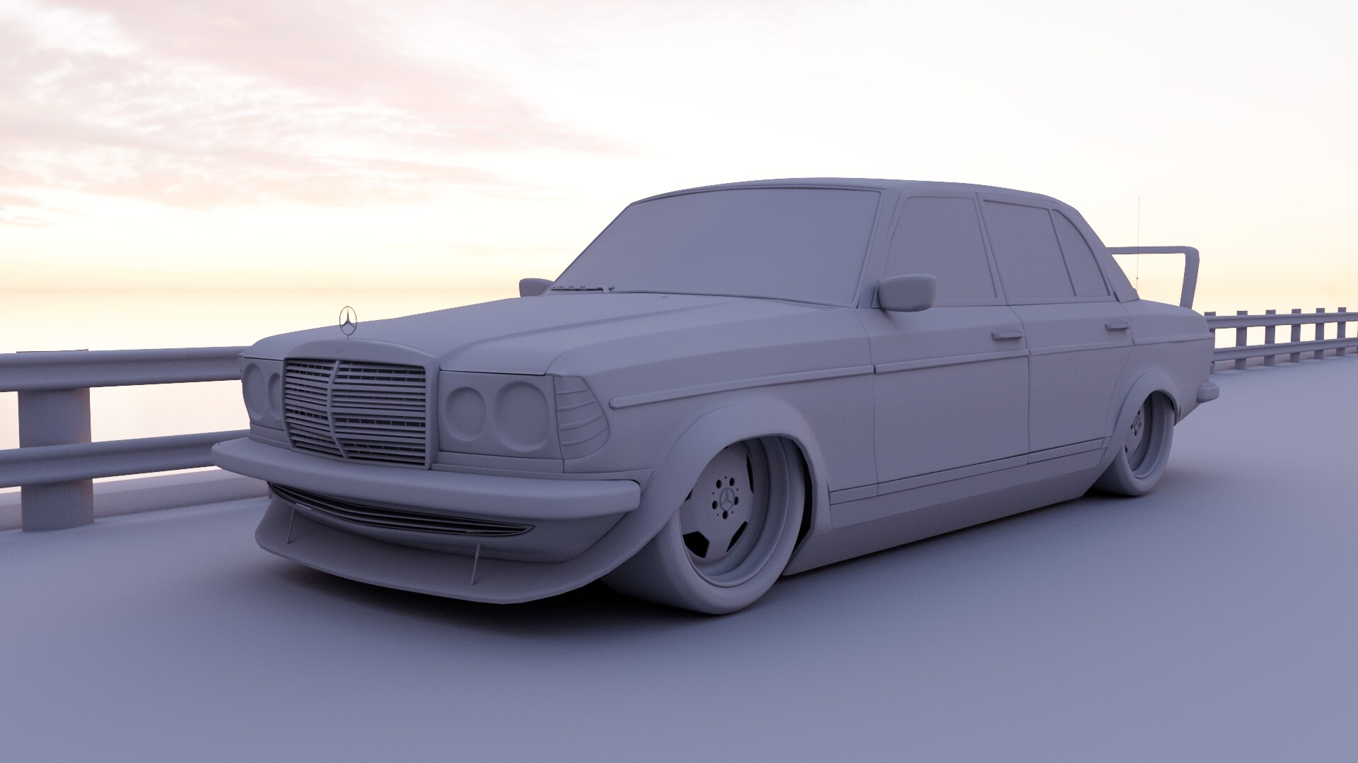ArtStation - Mercedes-Benz W123