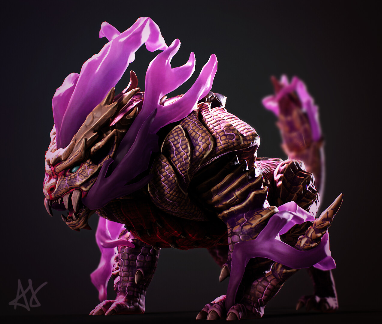 ArtStation - Four Legged Monster