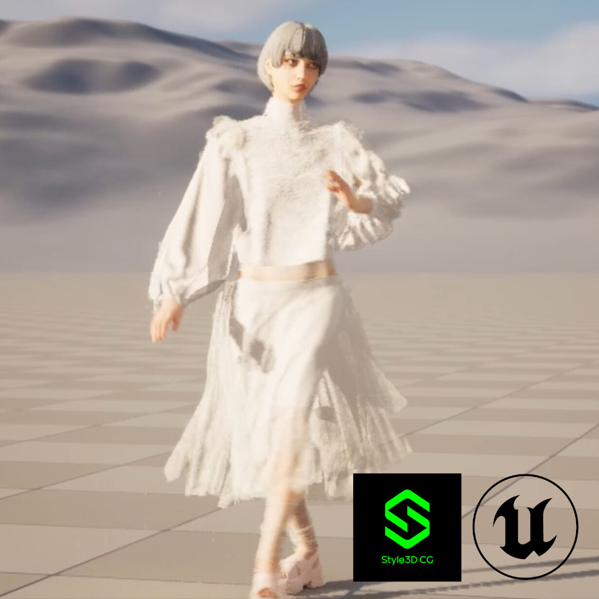 ArtStation - Cloth simulation test in Unreal Engine