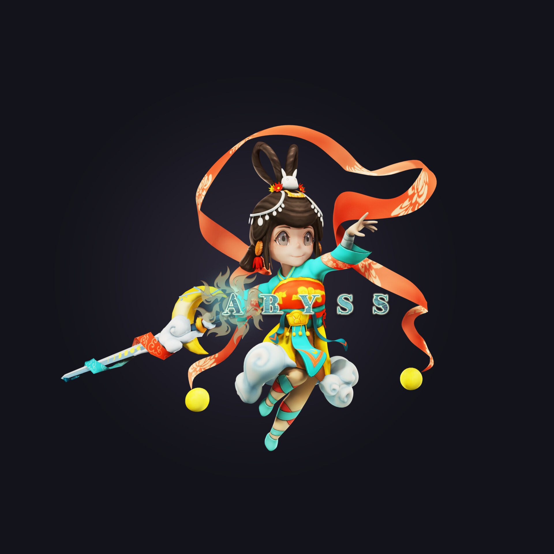 ArtStation - Abyss - Mid Autumn Festival skin