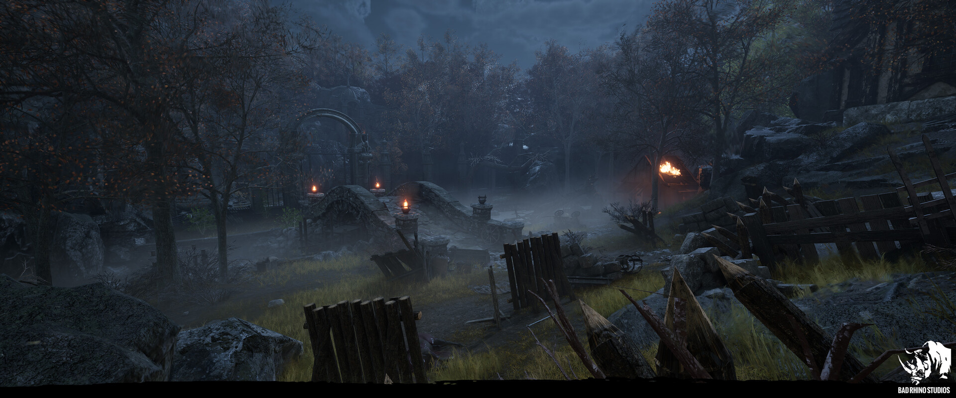 ArtStation - Haunted Grounds - Lighting Breakdowns