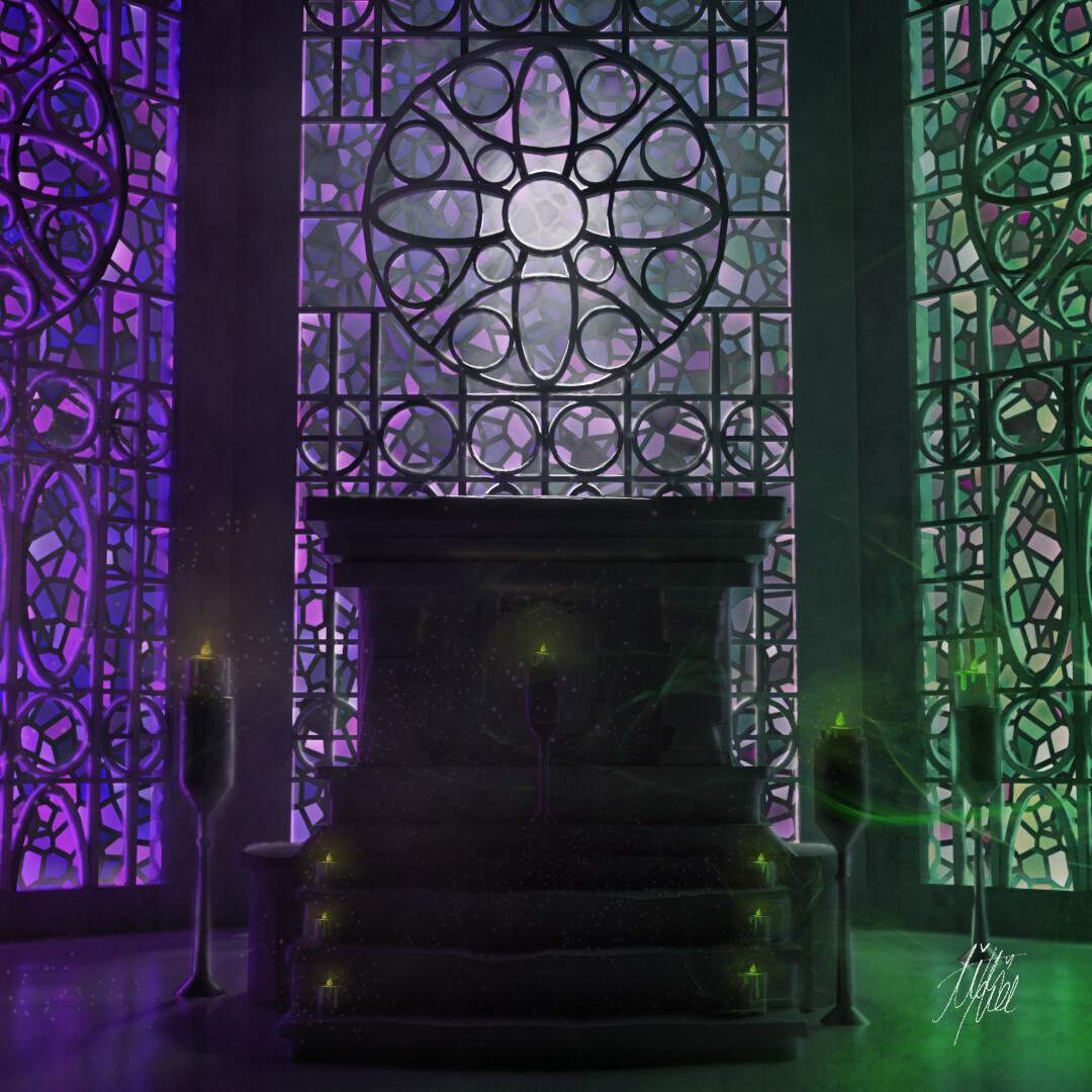 ArtStation - Enchanted Cathedral & Cursed Cathedral