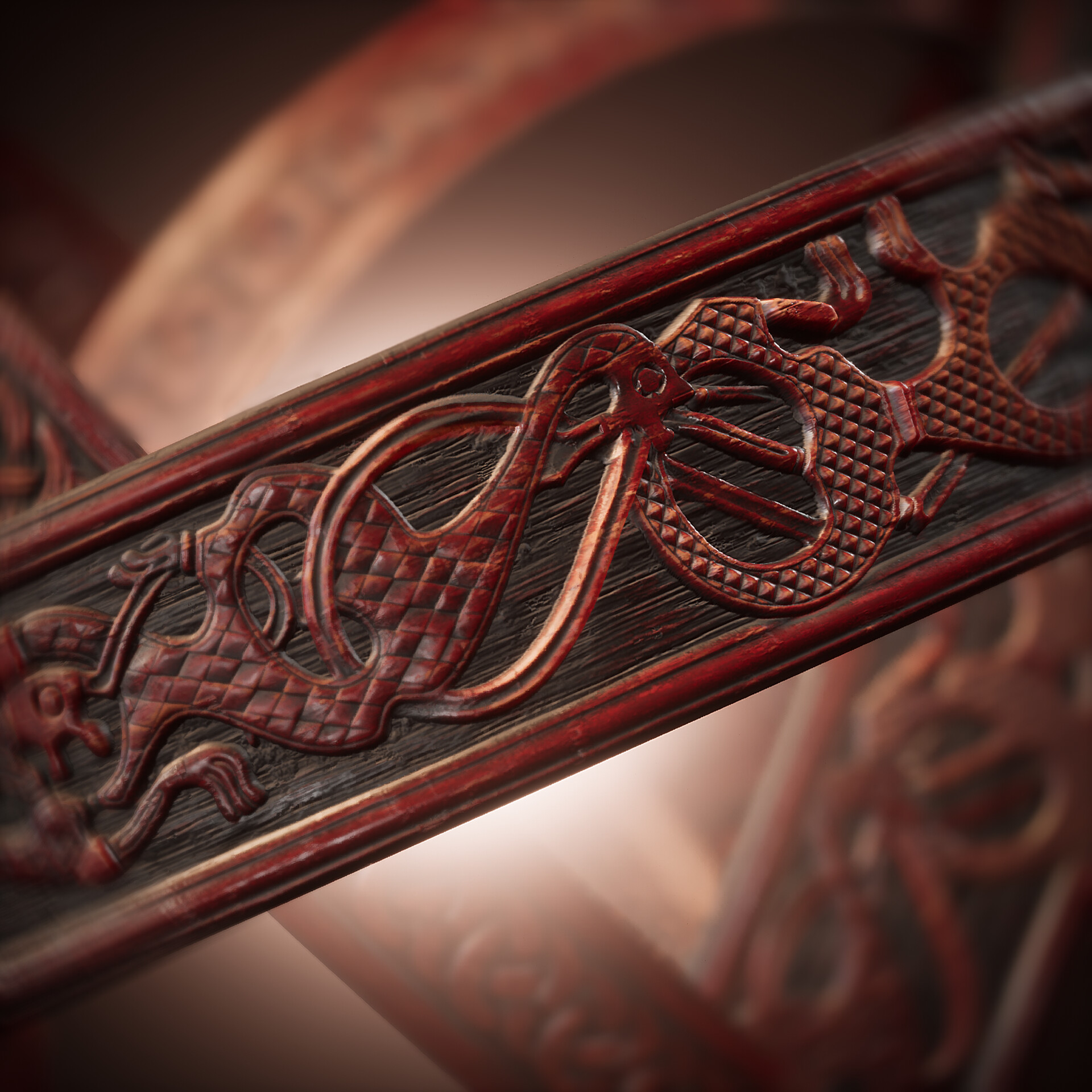 ArtStation - Celtic/Jelling Viking Ornements-Trim Sheet