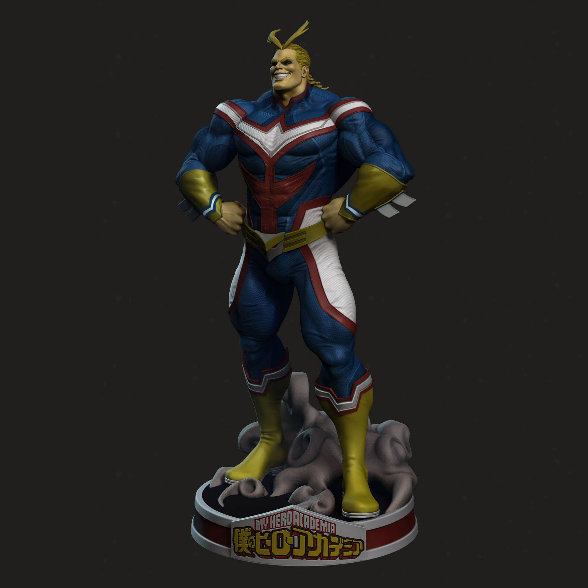 ArtStation - All Might fanart