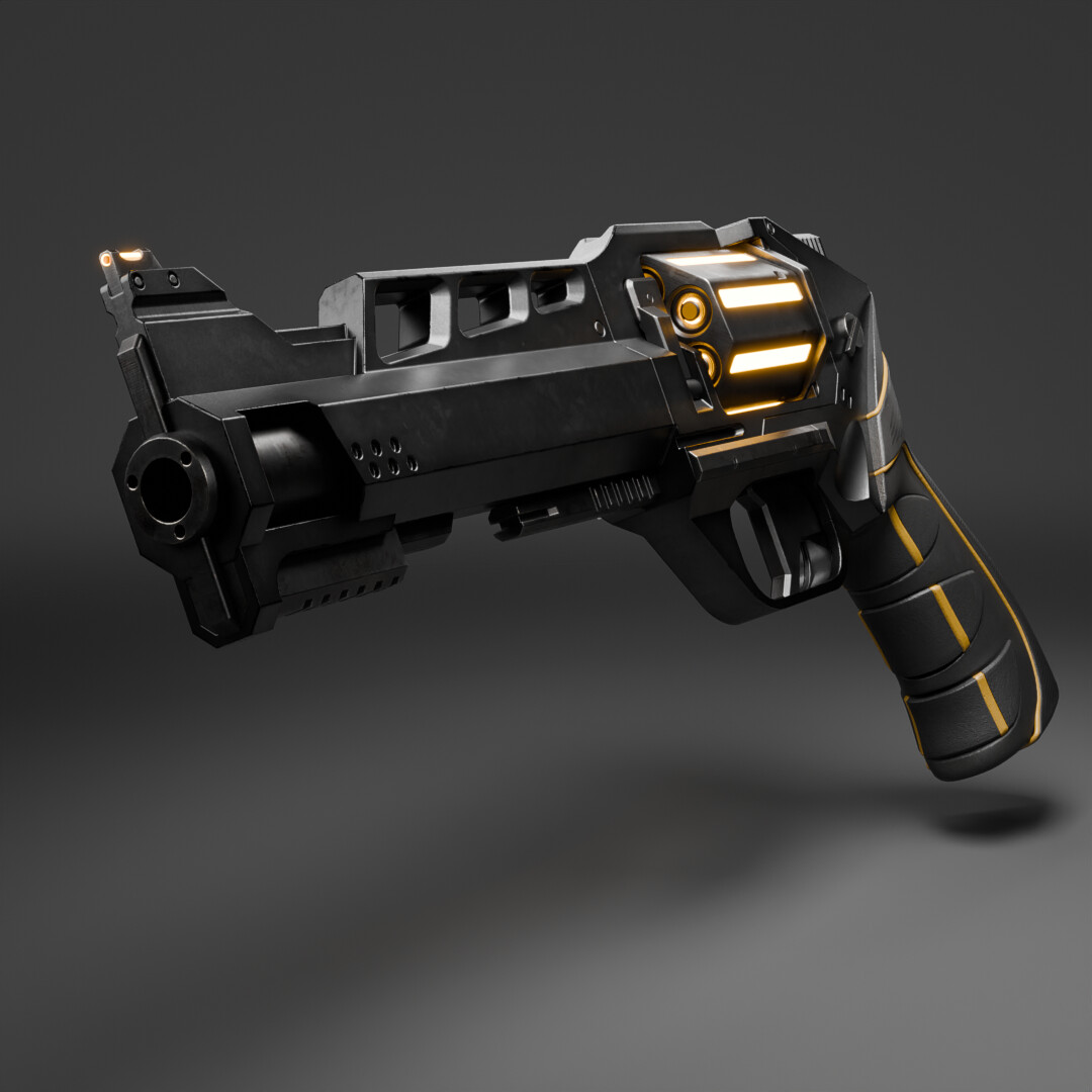 ArtStation - Sci Fi Revolver