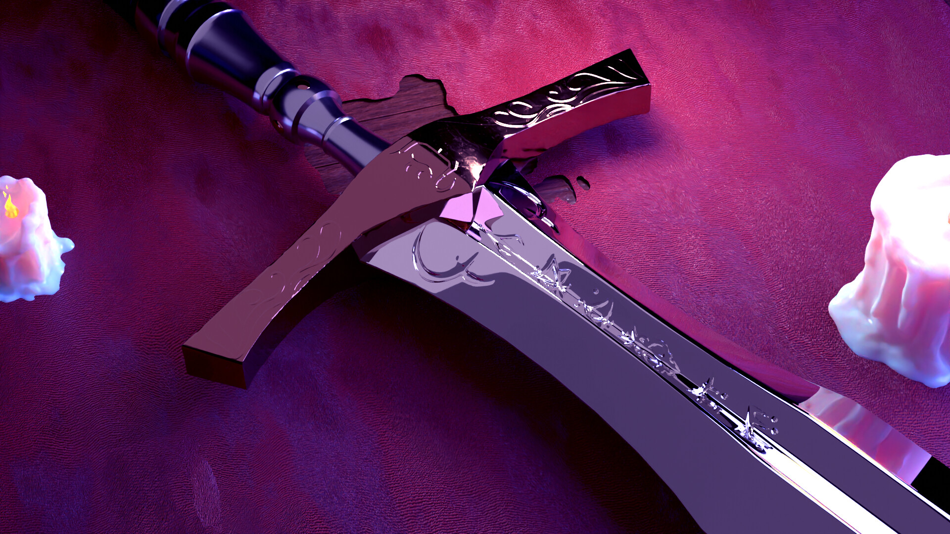 ArtStation - Christopher Van Durhann Sword & Whip.