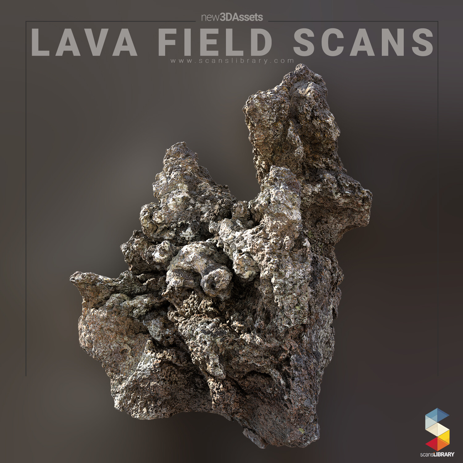ArtStation - Lava Field 3D Rock Scans