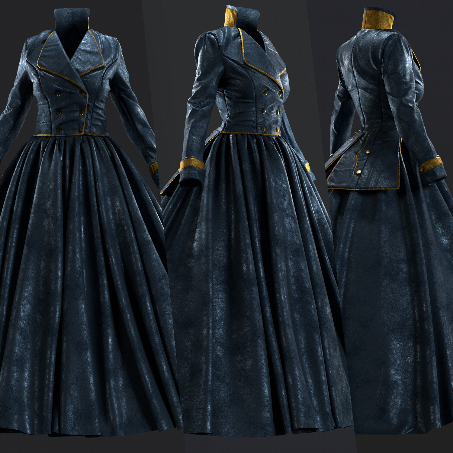 ArtStation - Blue dress