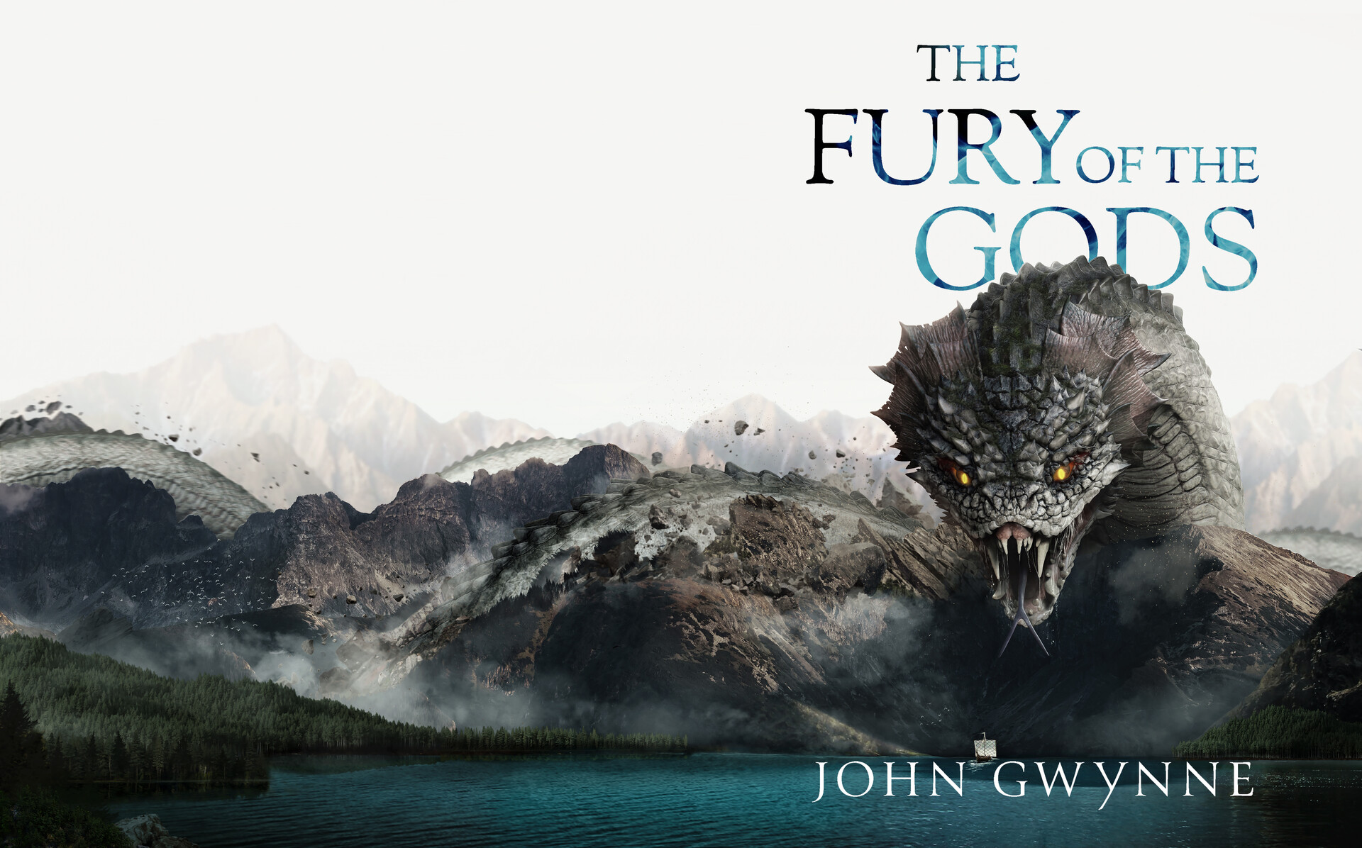 ArtStation - The Fury of the Gods - Book Cover Art (Freelance)