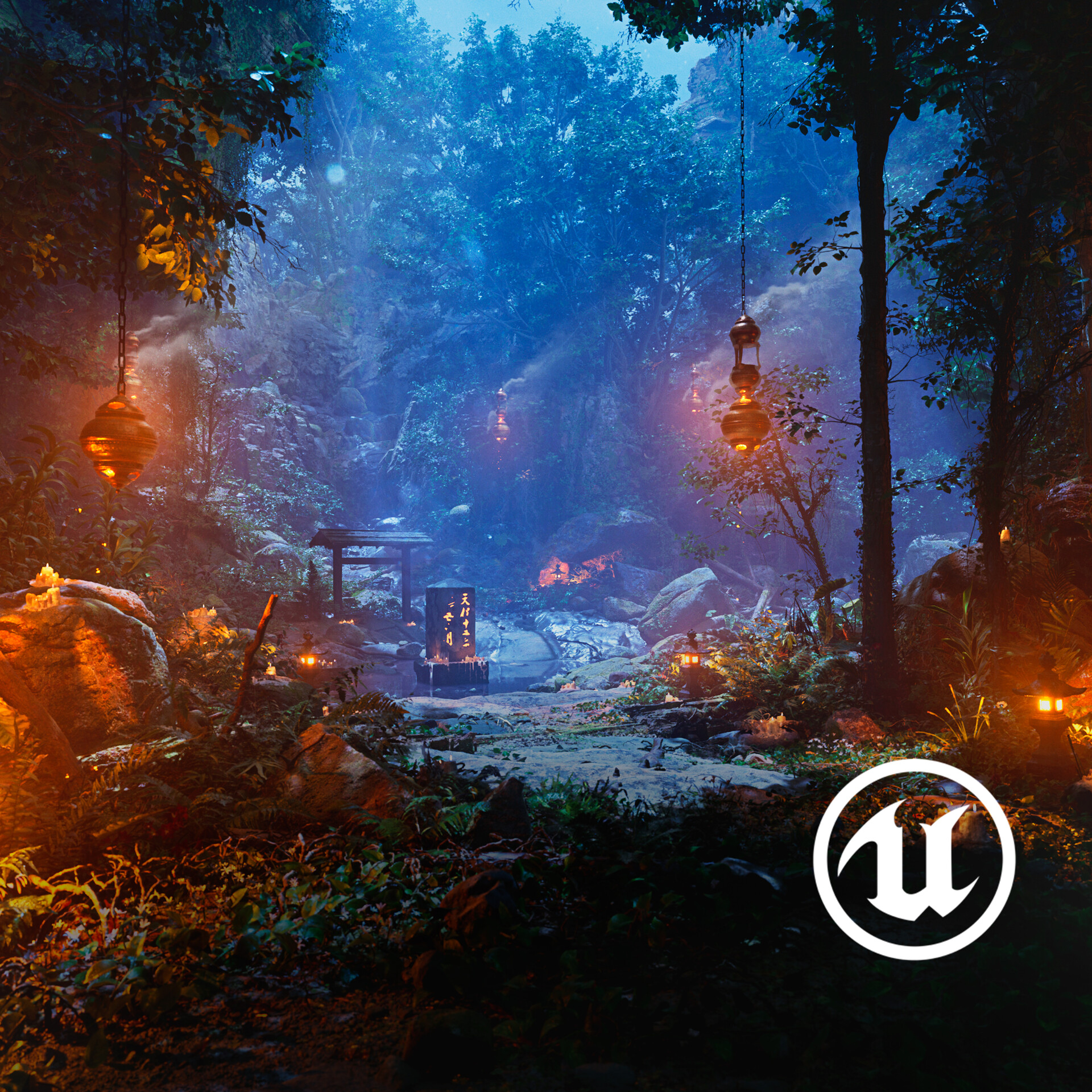 ArtStation - Moonlit - Unreal Engine 5 Practice