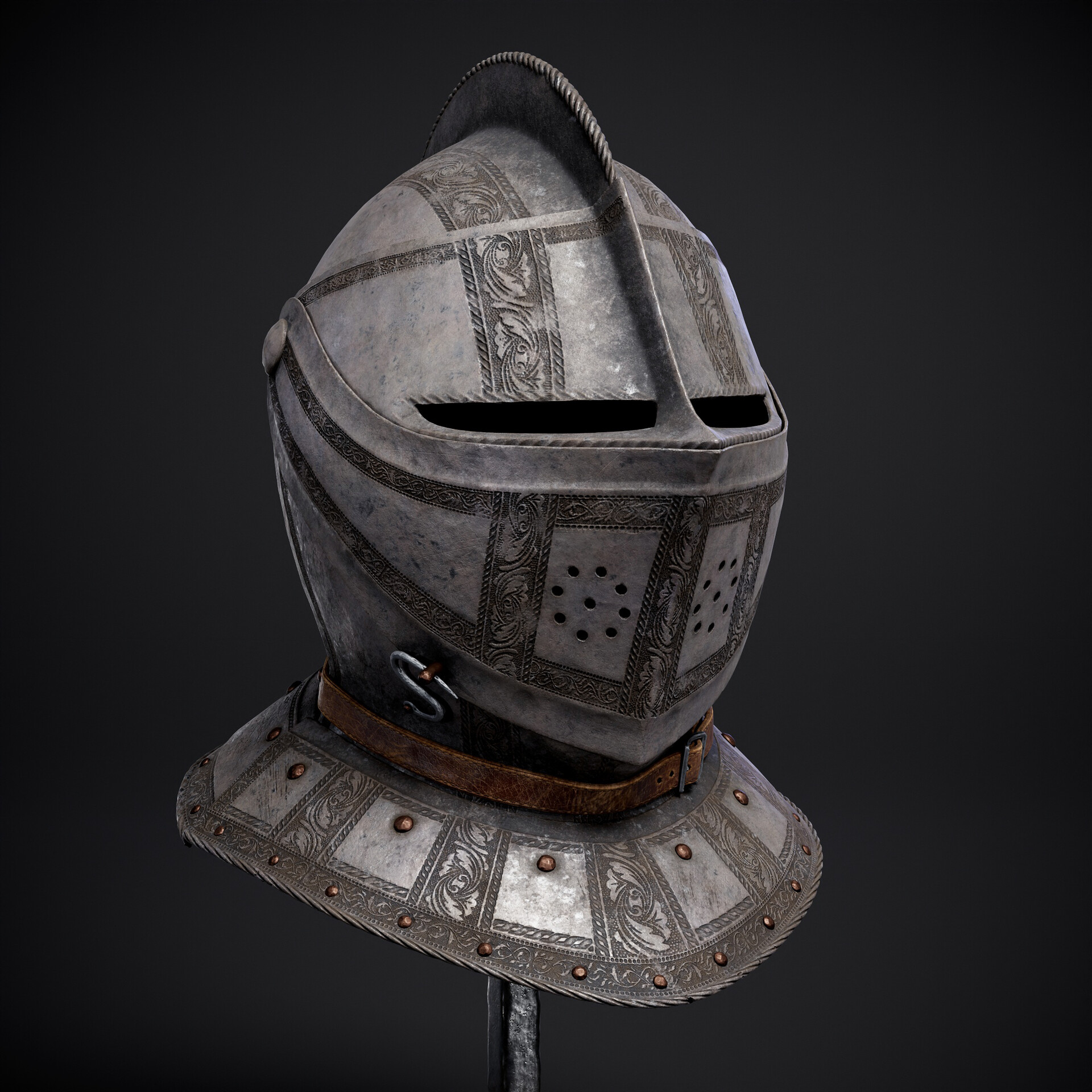 ArtStation - Knight Helmet