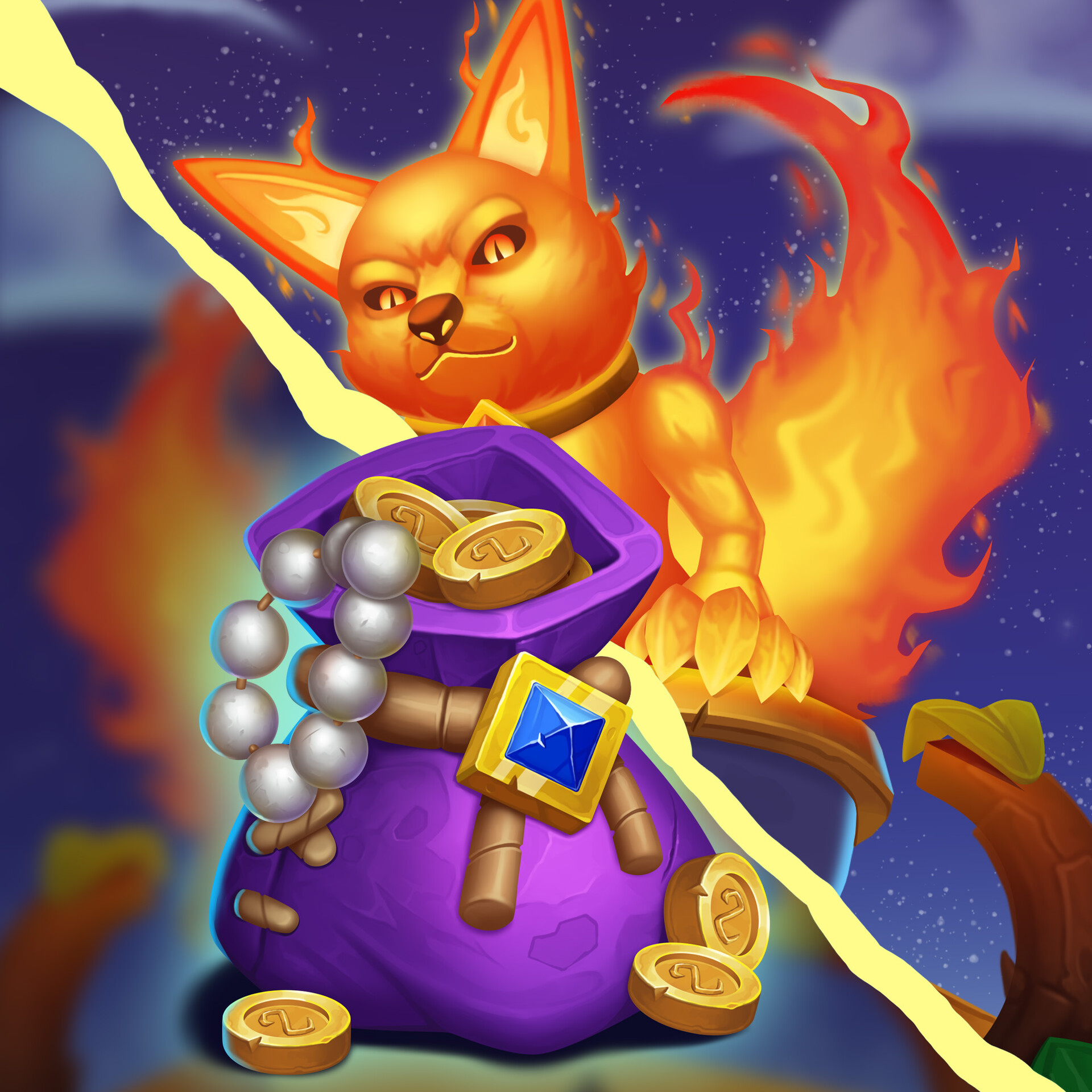 ArtStation - The Fiery Fox