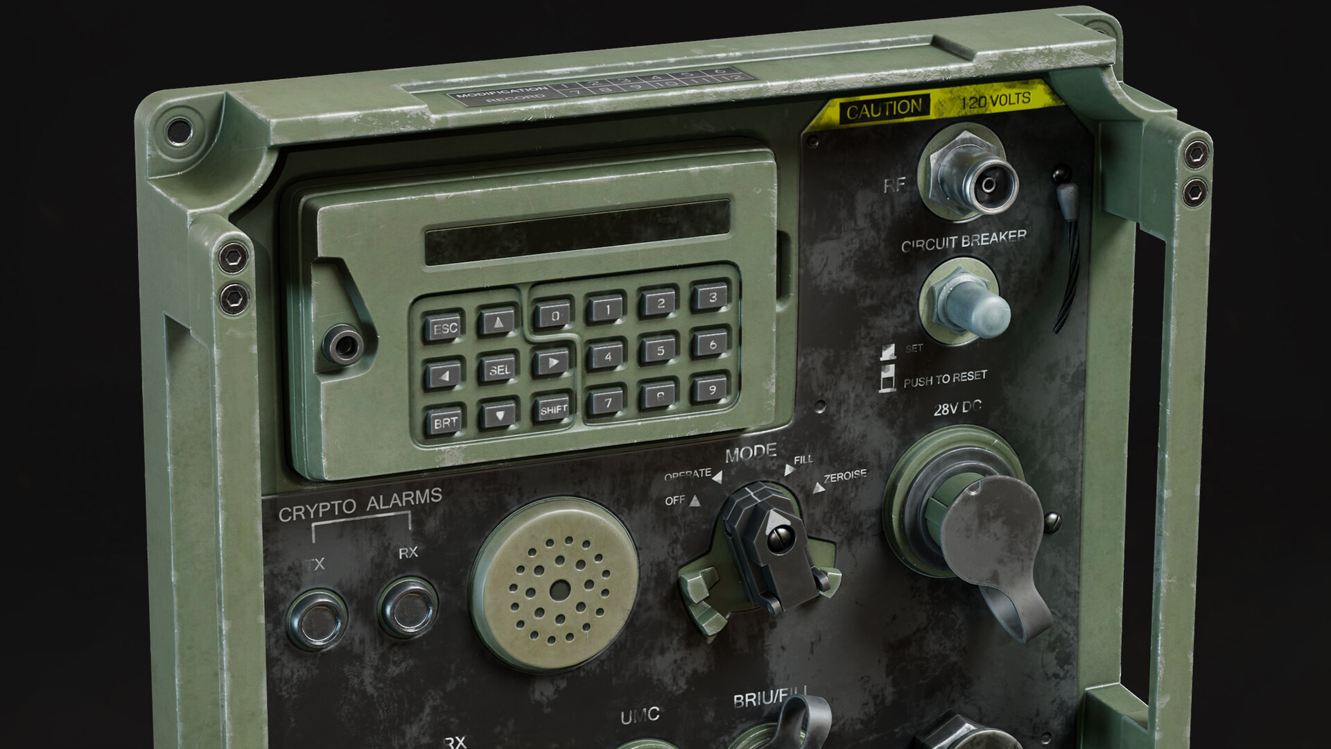 ArtStation - Military Radio Communications Panel