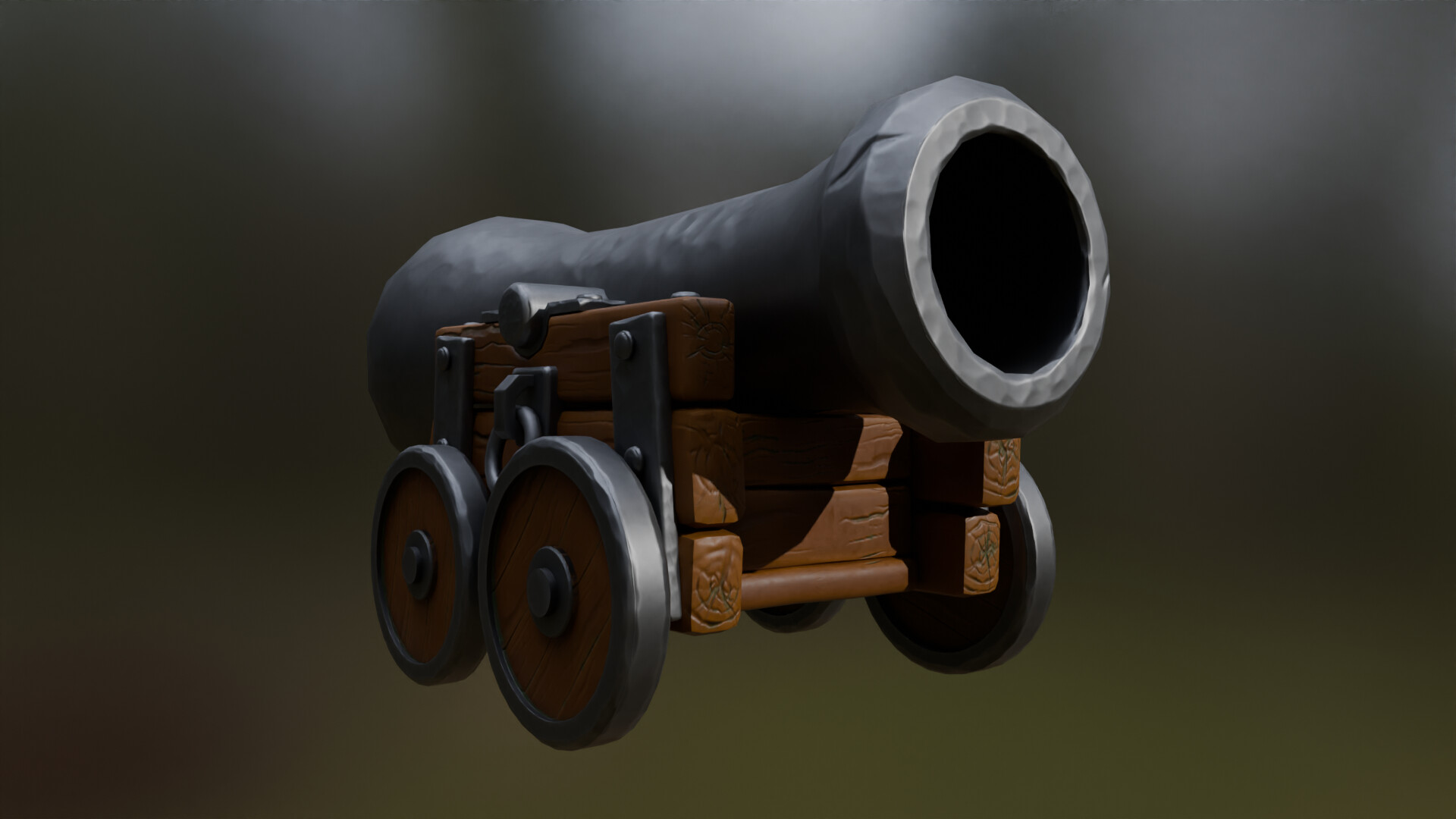 ArtStation - Stylized Cannon