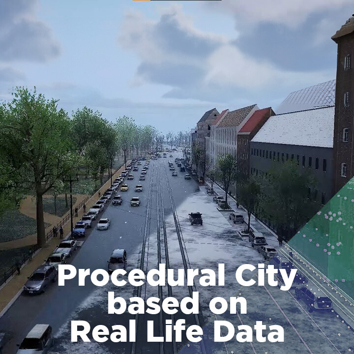 ArtStation - Procedural City Generation based on OSM data