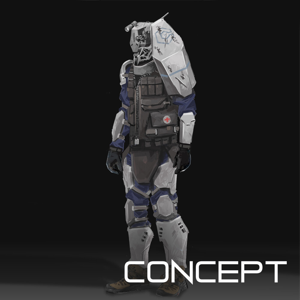 ArtStation - Sci-Fi Security guard