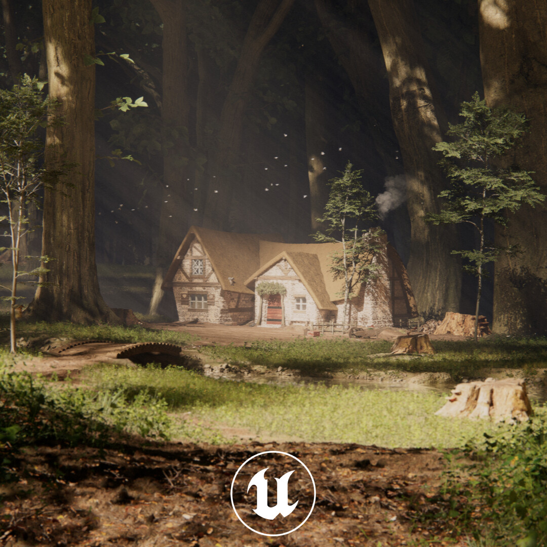 ArtStation - The 7 Dwarves Cottage