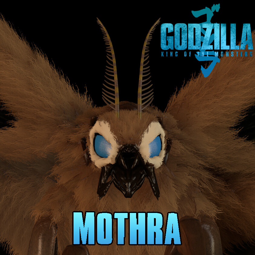 ArtStation - Godzilla King Of The Monsters: Legendary Mothra (2019)