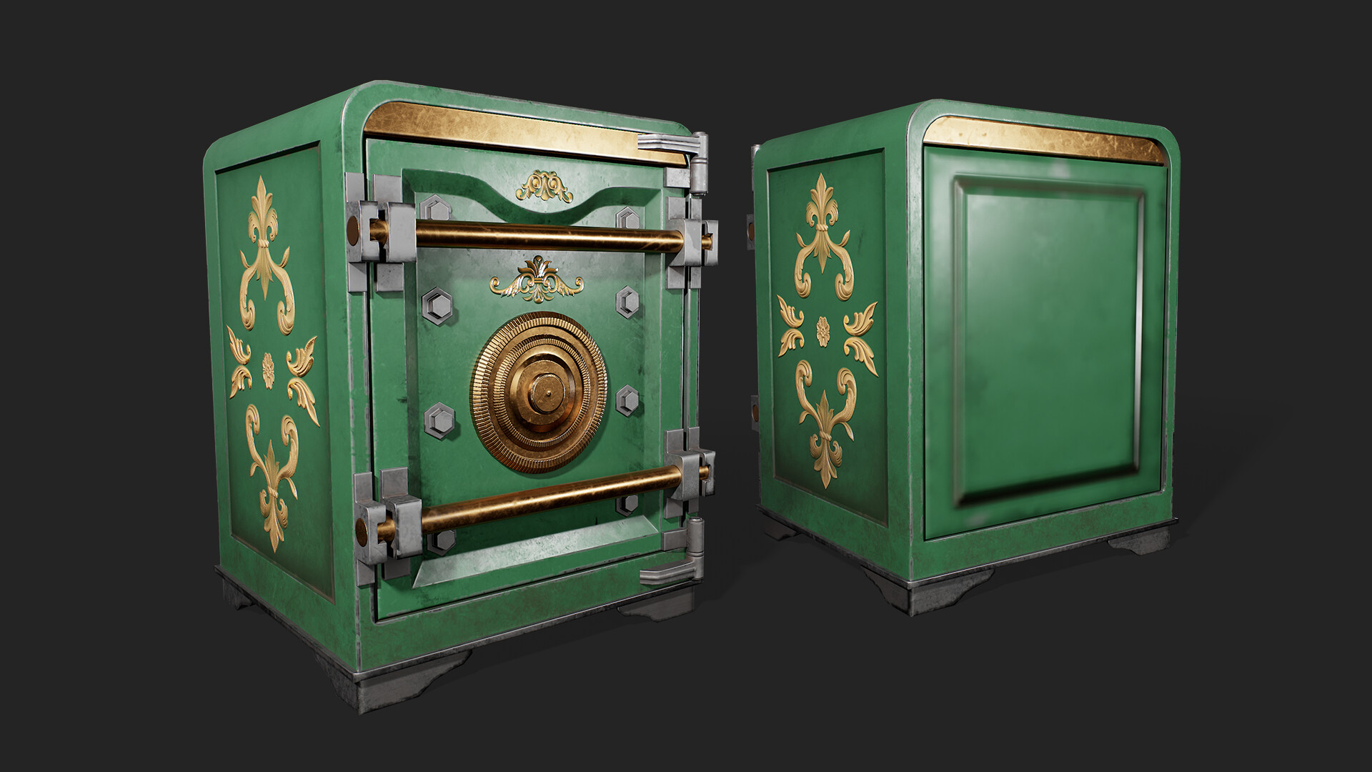 ArtStation - Old Security Safe