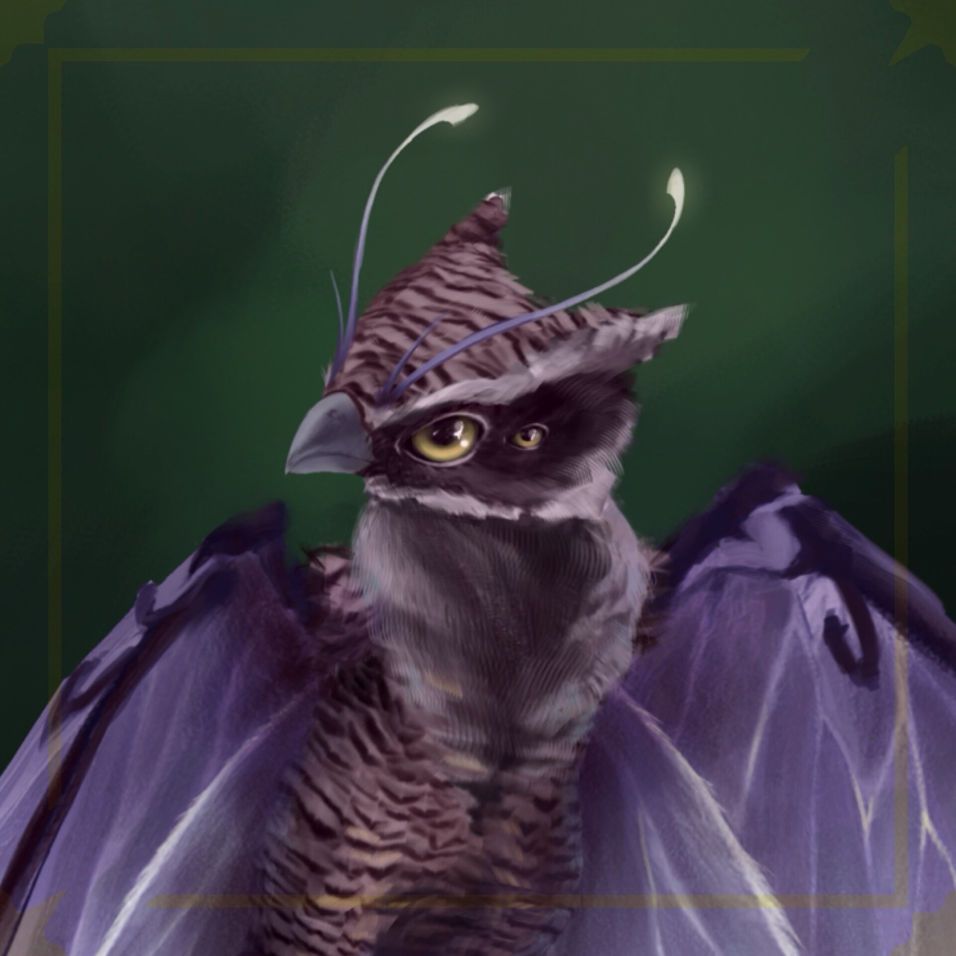 ArtStation - Moth Owl Creature Concept