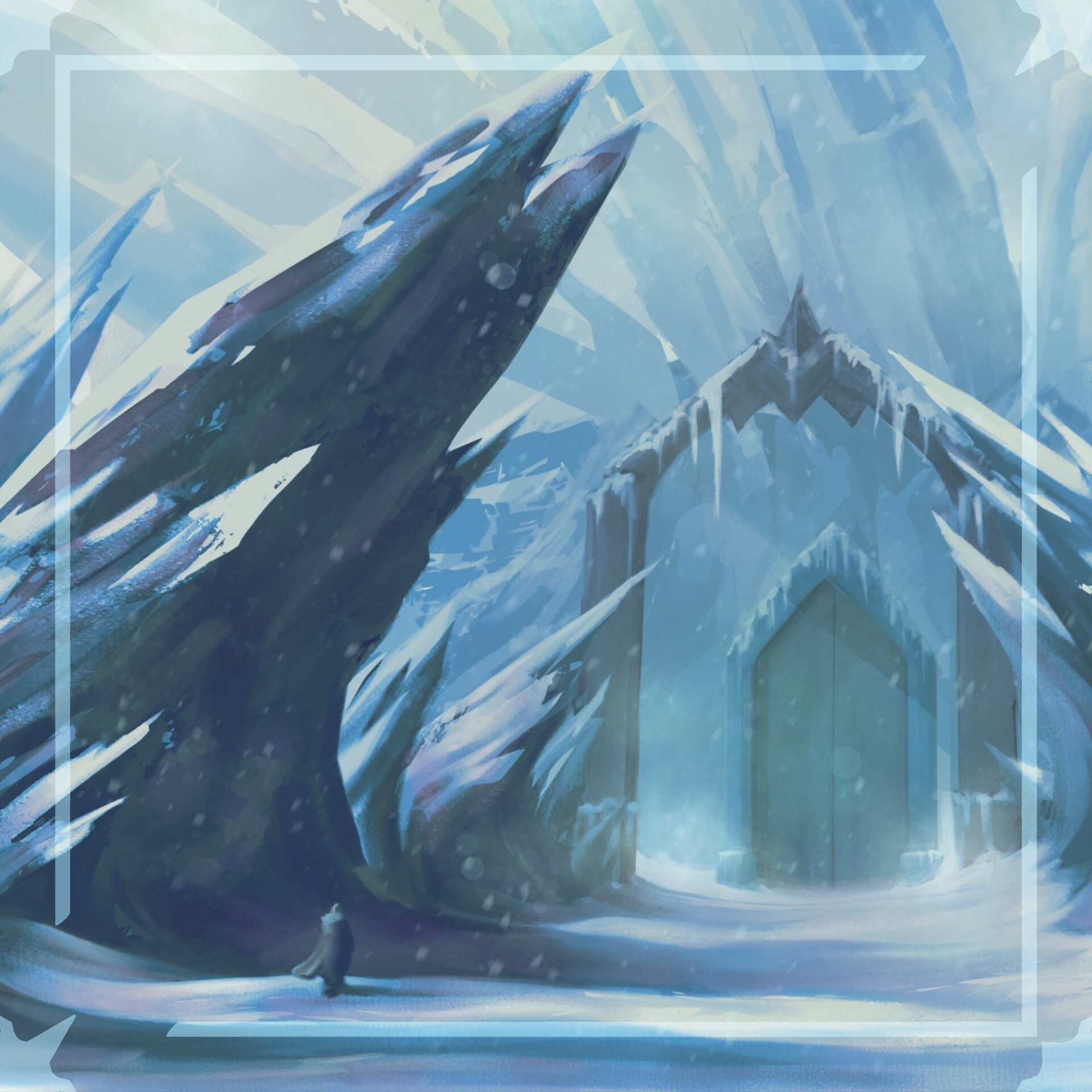 ArtStation - Frozen Fortress environment