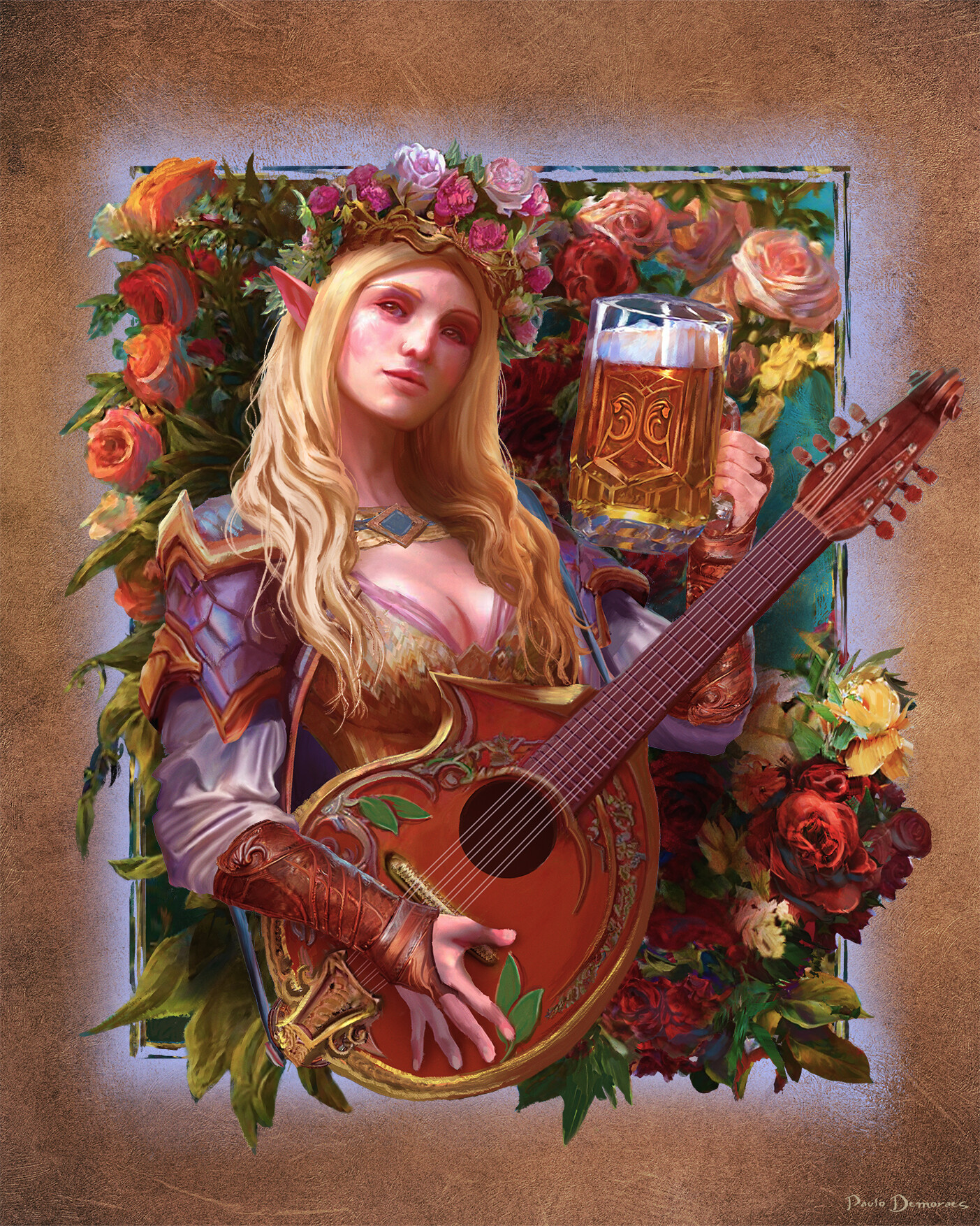 ArtStation - Elf bard