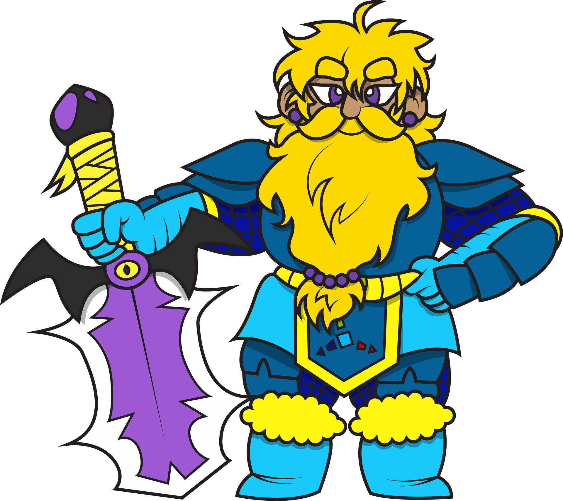 ArtStation - Tirion the Paladin Dwarf