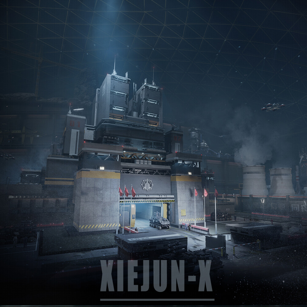 ArtStation - "The Wandering Earth Mobile Game" Central Command