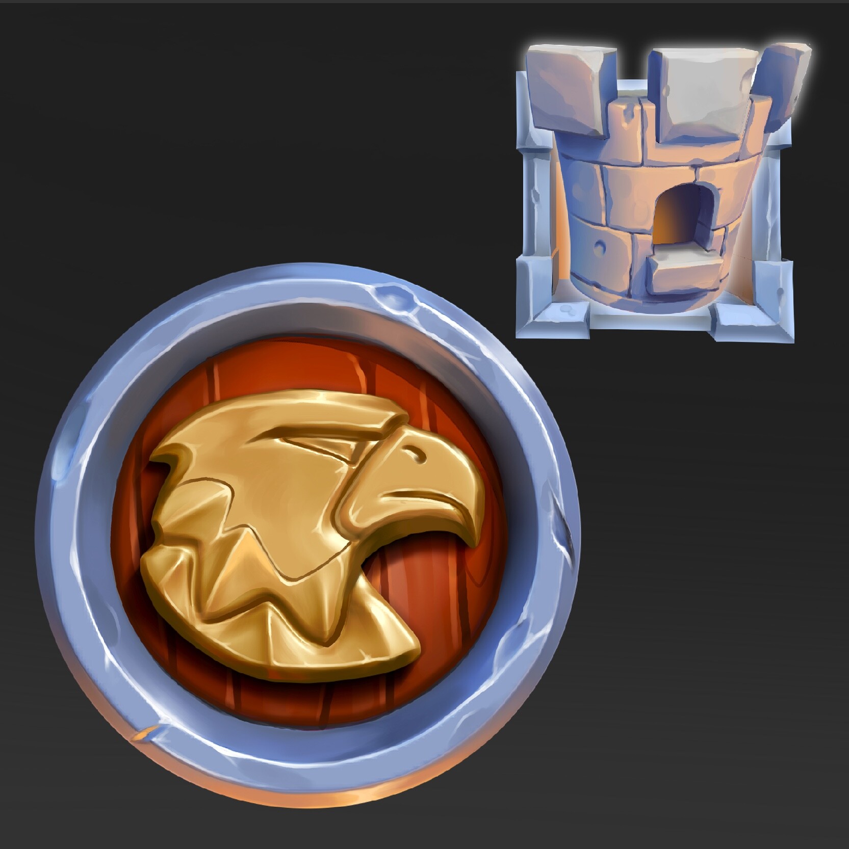 ArtStation - Stylized Icon Practice