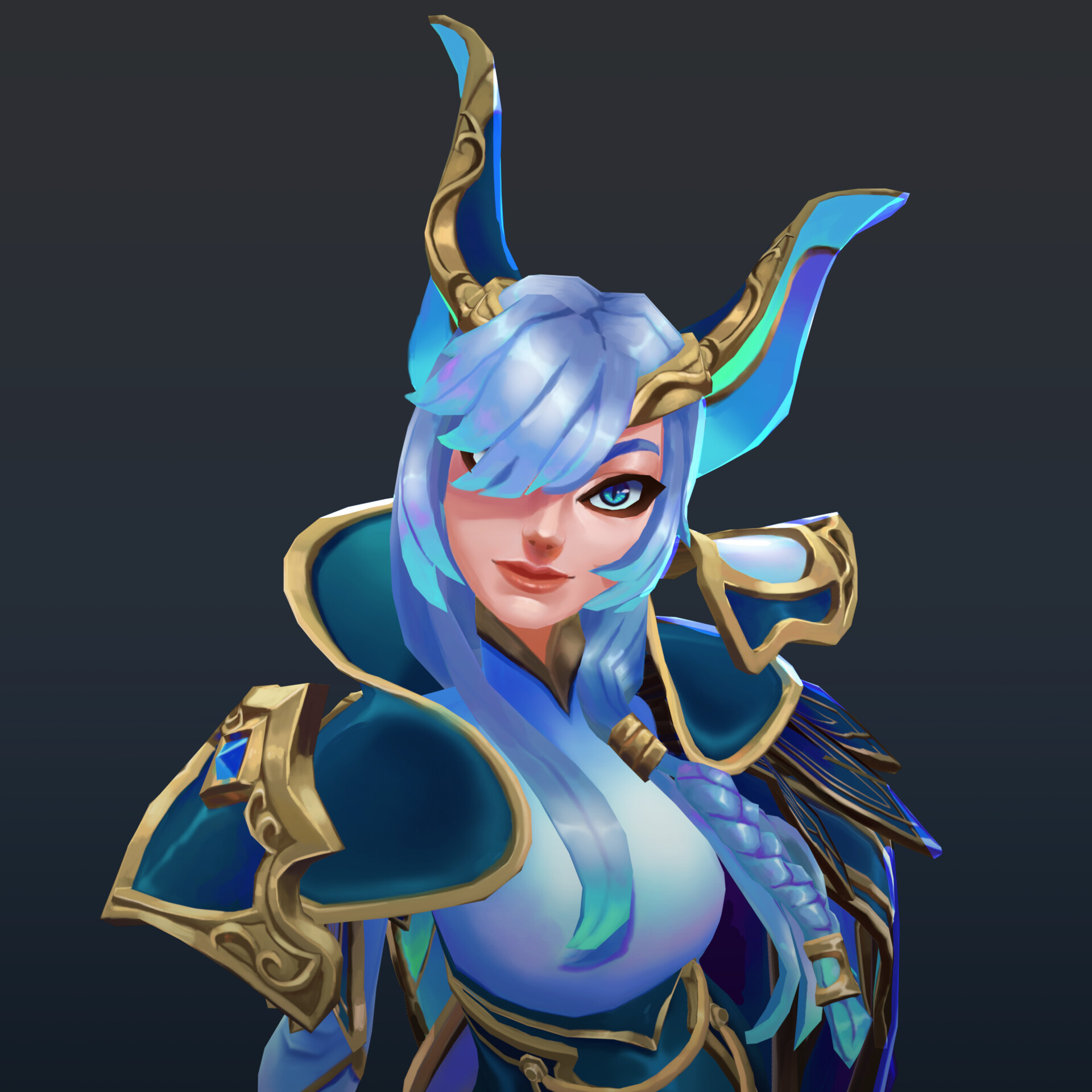 ArtStation - Winterblessed Xayah - League of Legends mod