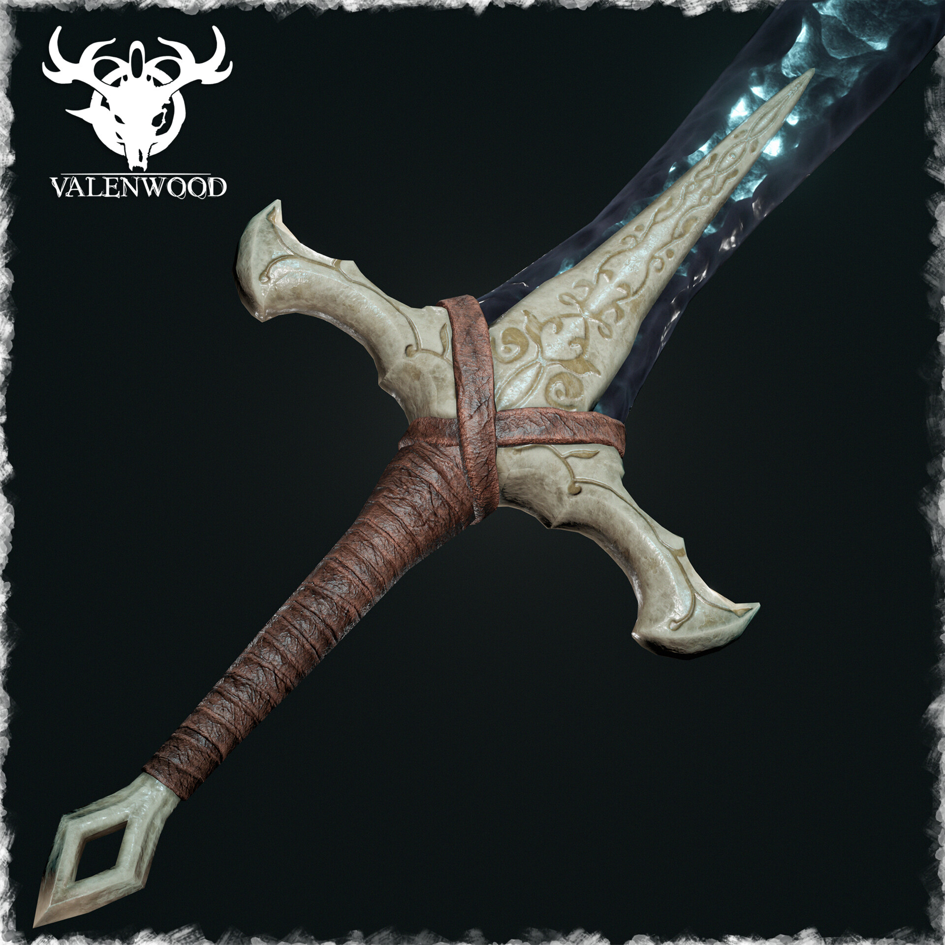 ArtStation - Obsidian Greatsword - Beyond Skyrim Valenwood
