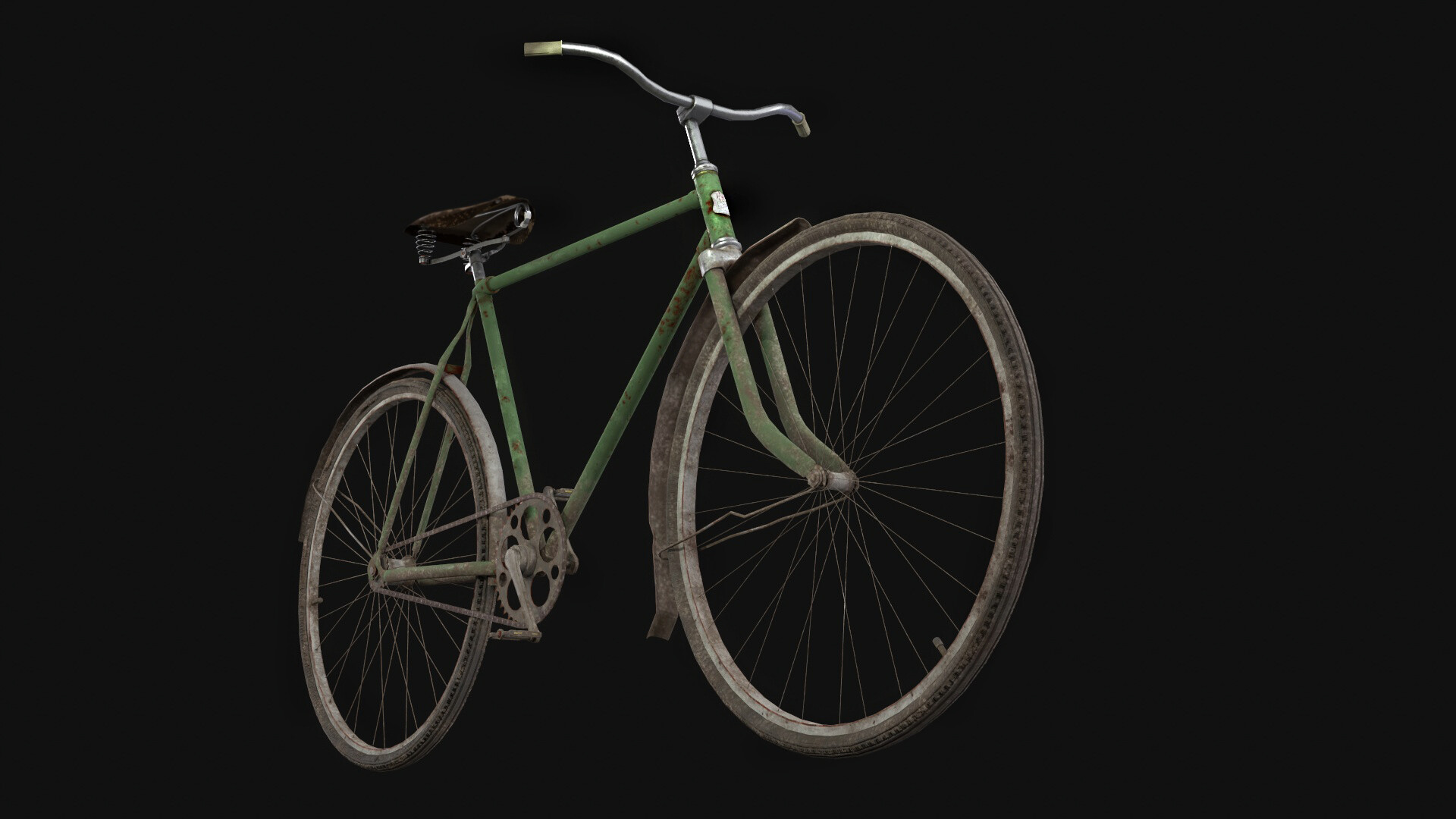 ArtStation - Old Soviet bicycle